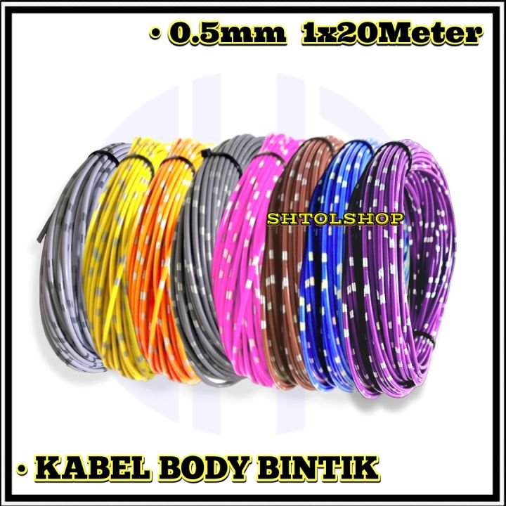 Kabel body bintik 0.5mm 20meter | Lazada Indonesia