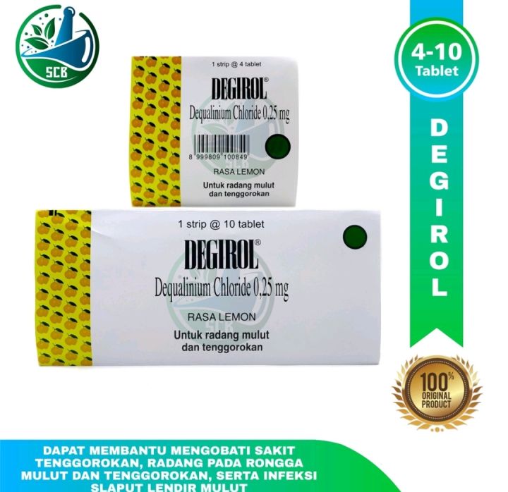 Degirol Strip Varian - Untuk Radang Mulut & Tenggorokan | Lazada Indonesia