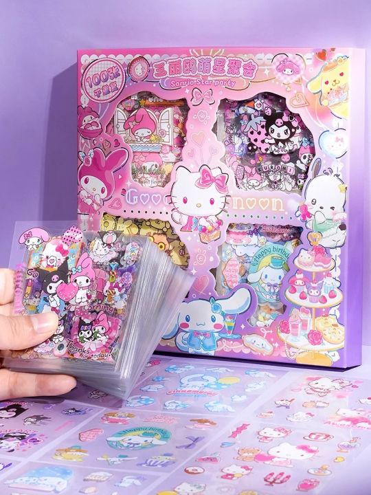 Cinnamoroll Babycinnamoroll Hand Ledger Sticker Gift Box 100 Pieces Pet ...