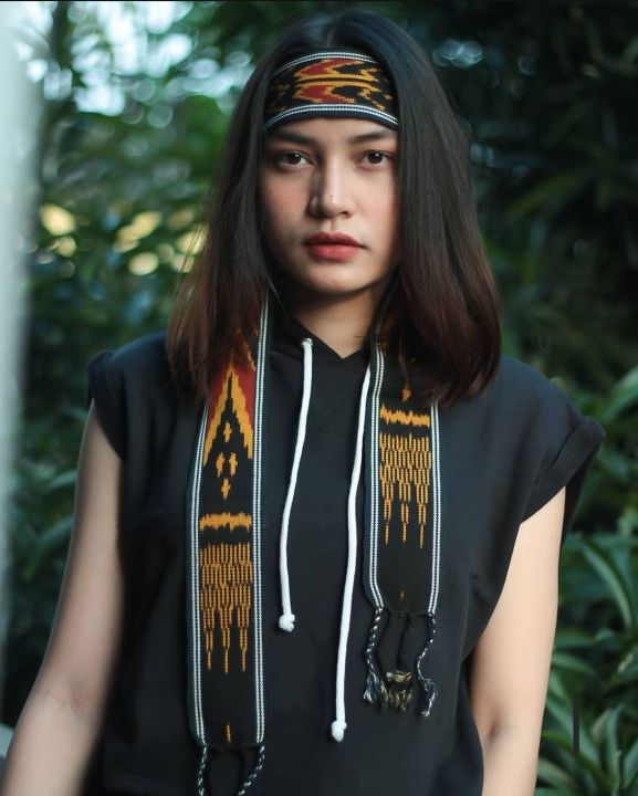 Ikat Kepala Tenun Etnik Iket Tenun Dayak Kalimantan Toraja | Lazada ...