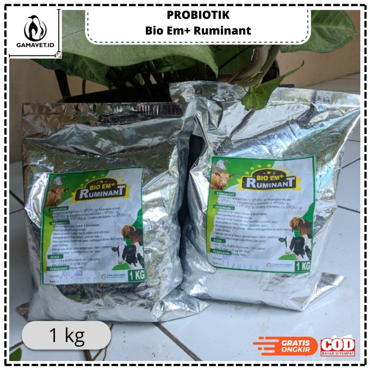 probiotik serbuk kualitas super Bio Em+ 1 kg untuk Sapi Kambing Domba ...