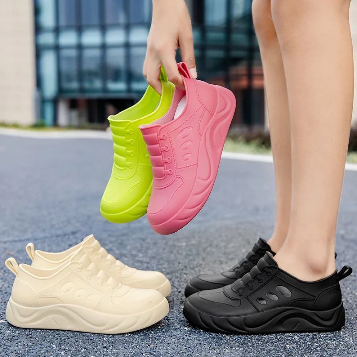 Low-Top Spring Autumn Women's Rain Boots Fashionable Kitchen Work ...
