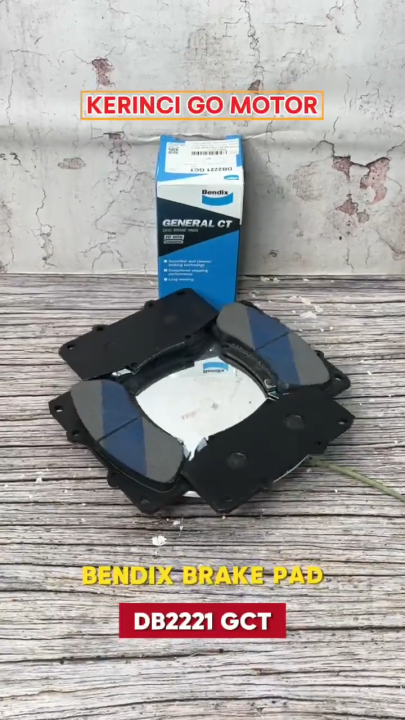 Bendix DB-2221 GCT Kampas Rem Depan Brake Pad Fortuner VNT 11-15 Hilux Double Cabin 11-15 ...