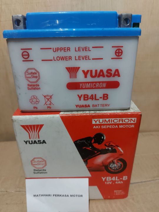 Accu Basah Motor Ninja RR YB4-L YUASA | Lazada Indonesia