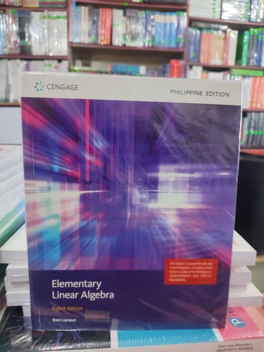 Elementary Linear Algebra 8th Edition by Larson | Lazada PH Elementary Linear Algebra 8th Edition by Larson | Lazada PH