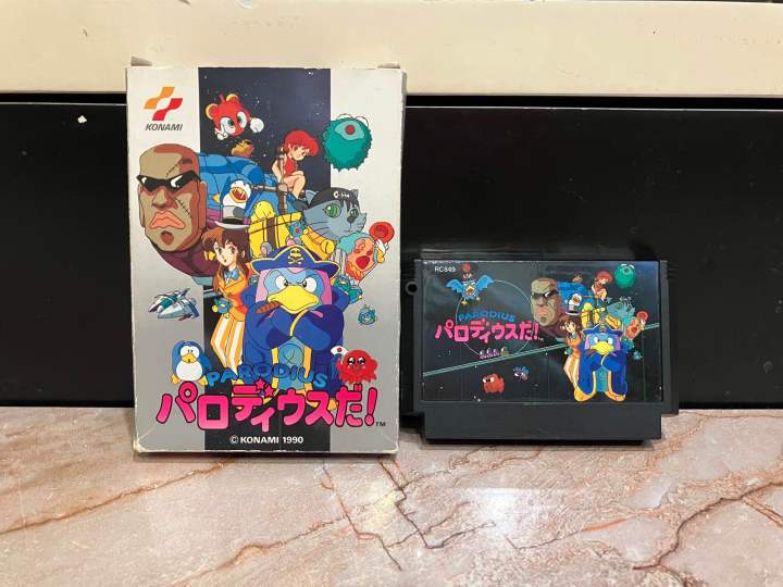 งานกล่อง Konami Cartridge Famicom Parodius Boxed / Japan สินค้าแท้โซน ...