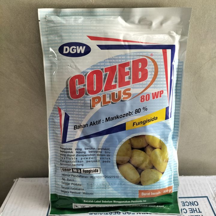 Fungisida COZEB Biru Plus 80 WP 800gram Mankozeb biru Untuk ...