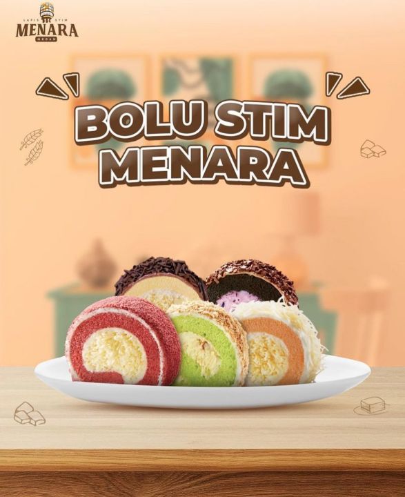 Bolu Stim Menara All Varian 600gr | Oleh-Oleh Khas Medan | Bolu Enak ...