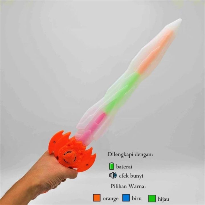 Mainan Pedang Cemara LED Kecil Suara - Mainan Anak Golok Kecil Bunyi ...