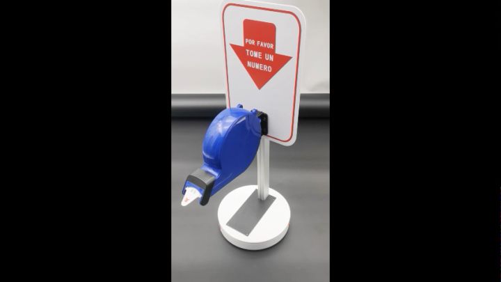 Queue Ticket Dispenser Machine with Counter Stand and 1 Queue Roll ...