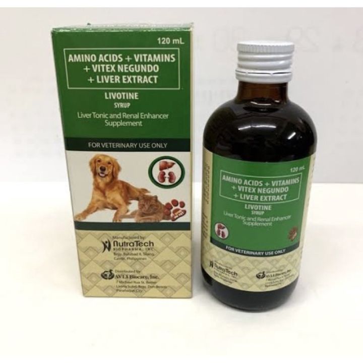 Livotine Syrup for Pets Liver Tonic Renal Enhancer | Lazada PH