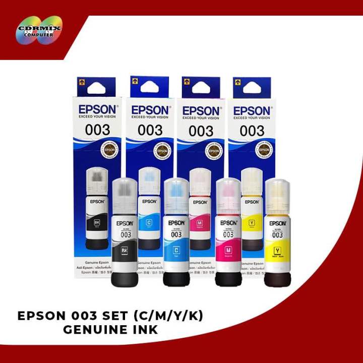 Epson Ink 003 B/C/M/Y | Lazada PH