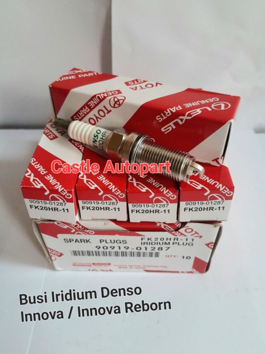 Busi Iridium inova Innova Reborn Hilux Fortuner Asli Denso | Lazada ...