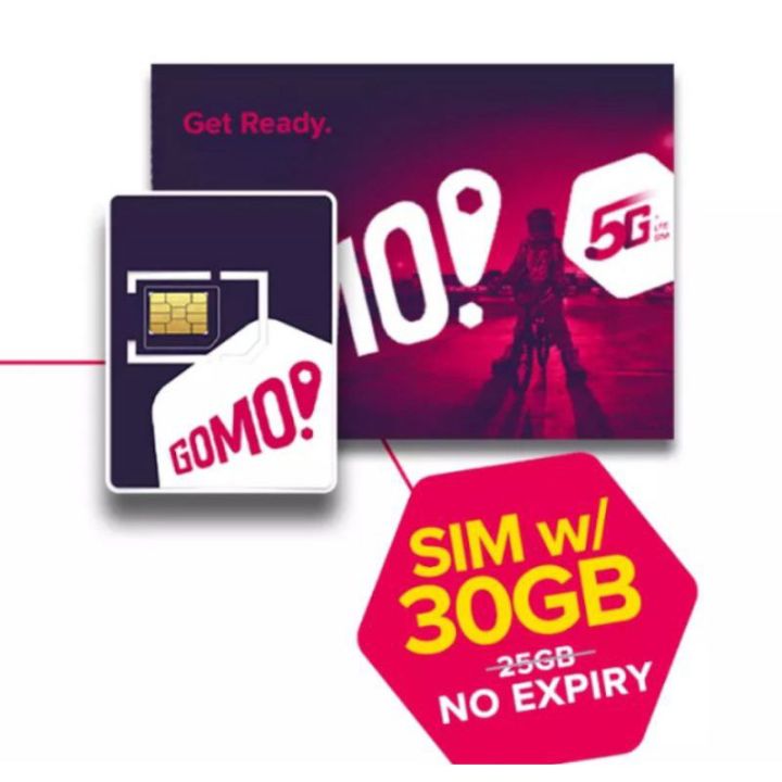 GOMO SIM With 30GB Data - No Expiry | Lazada PH