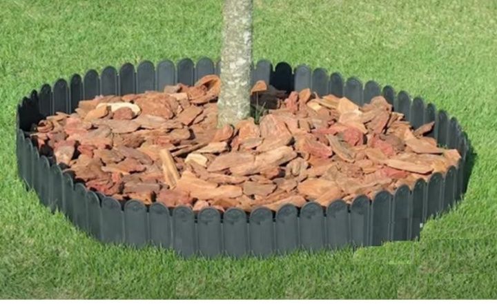 Pagar Taman Plastik minimalis ukuran 27 cm x 3 meter (plastik Edging ...