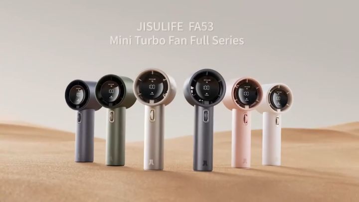 Jisulife Handheld Fan Pro1 Lite Mini Fan Ultra-High-Speed Small Air Gun ...