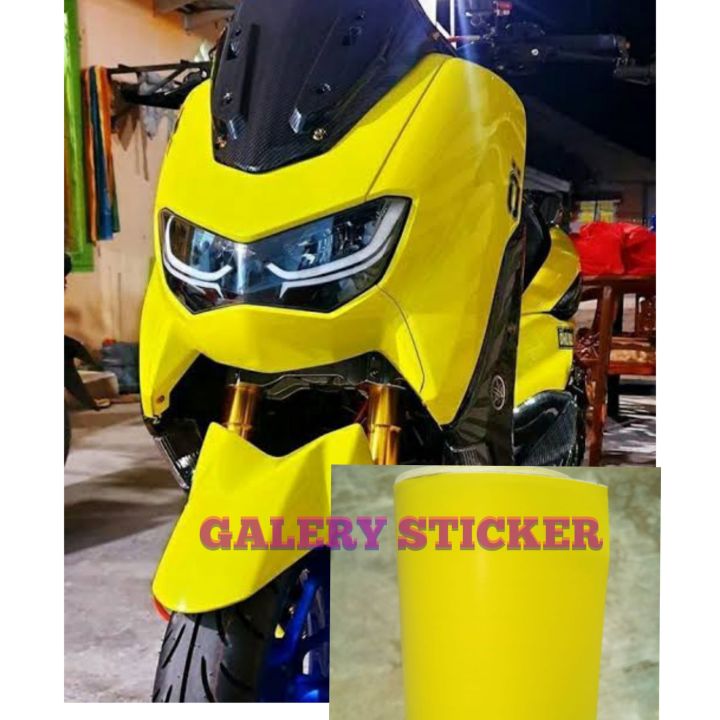 Stiker Scotlet Motor Warna Kuning Lemon Glossy Sticker Skotlet Kuning ...