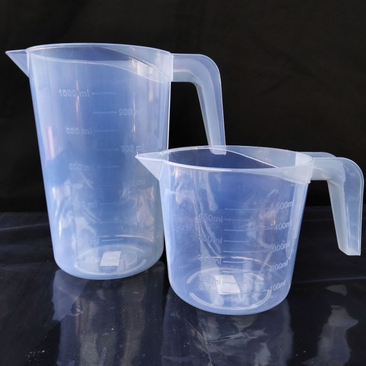 TAKARAN AIR PLASTIK 1000ML/500ML GELAS TAKAR 1LTER/1/2LITER | Lazada ...