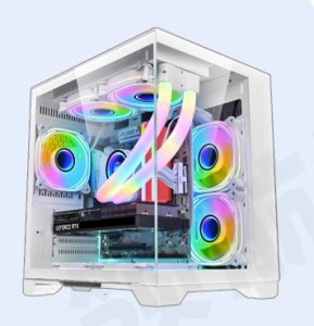 Mini Sea View Room UV Printing Theme Computer Case Water Cooling DIY ...