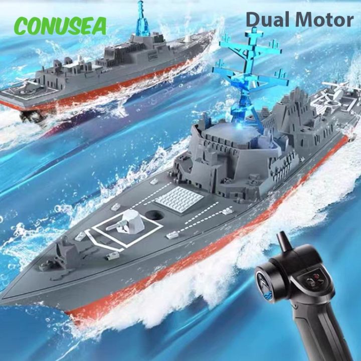 2.4G Rc Boat High-Speed Remote Control Ship Simulation Warship Model ...
