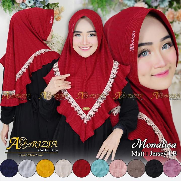 Hijab Renda Monalisa dari Ar Rizfa Hijab | Lazada Indonesia