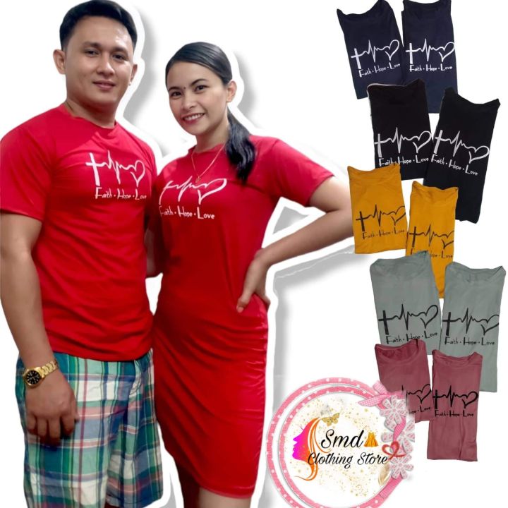 NEW SMD HEARTBEAT COUPLE DRESS FREESIZE UP TO LARGE | Lazada PH