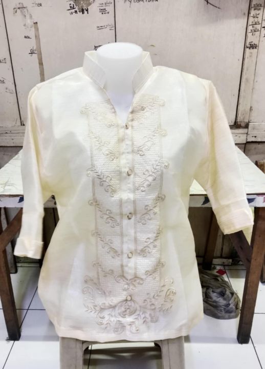 Filipiniana Lady barong 3/4 traditional barong | Lazada PH