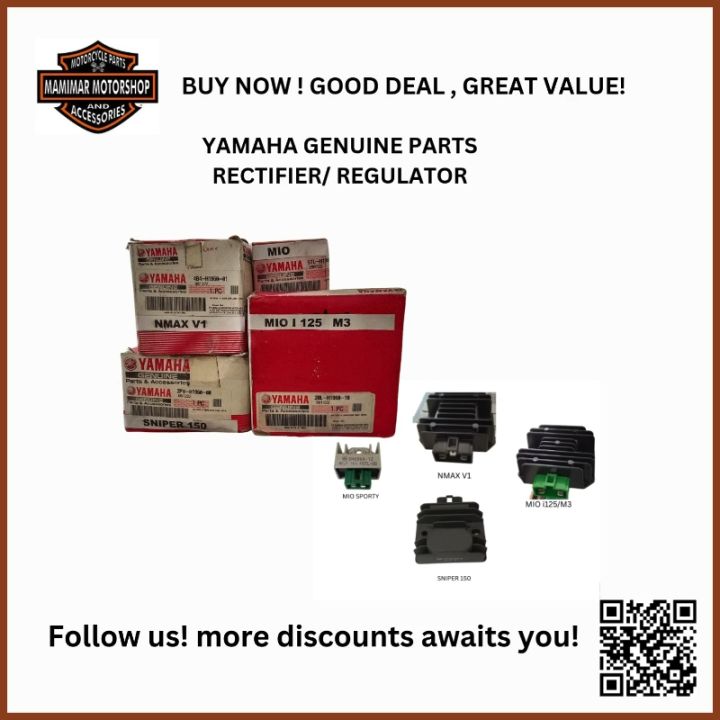 YAMAHA GENUINE RECTIFIER / REGULATOR FOR Nmax V1/ Sniper 150/Mio Sporty ...
