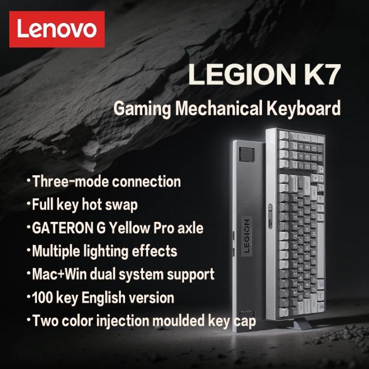 Lenovo Legion K7 Mechanical Keyboard G Yellow Pro Titanium Crystal Ash ...