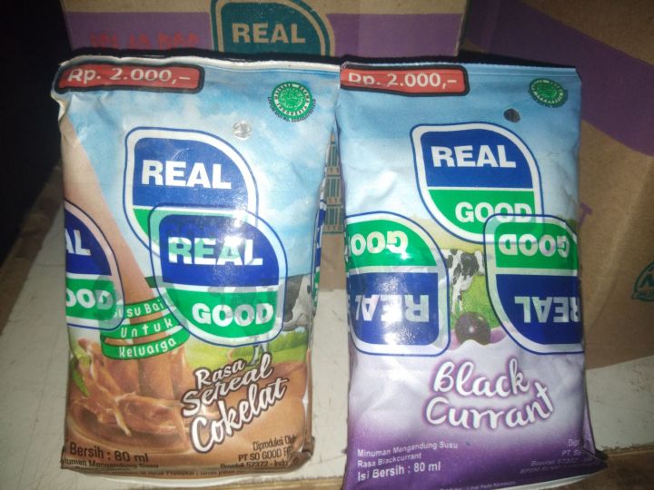 real good rasa anggur dan coklat 5pcs/80 ml | Lazada Indonesia