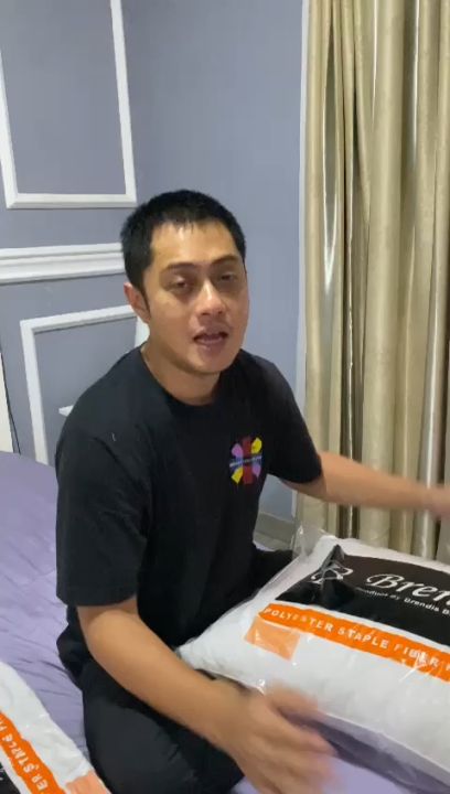 (BRENDIS 3 PCS SUKA SUKA) Bantal Guling Dewasa 1 Set Empuk Brendis hotell | Lazada Indonesia