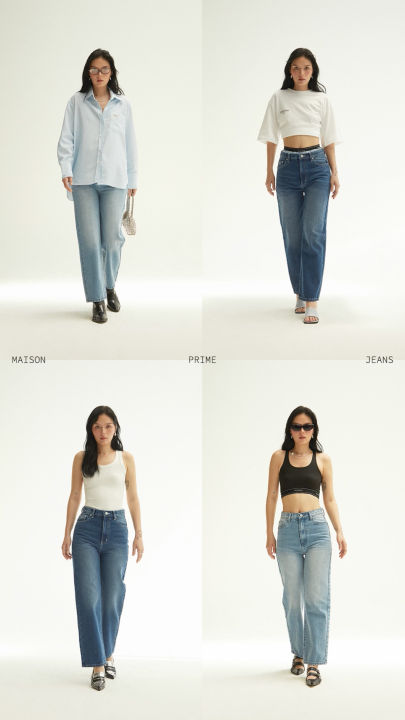 maison KEEPS | Prime Jeans V.2 กางเกงยีนส์ รุ่น Prime *Version 2 ปรับทรงใหม่ให้กระชับขึ้น ...