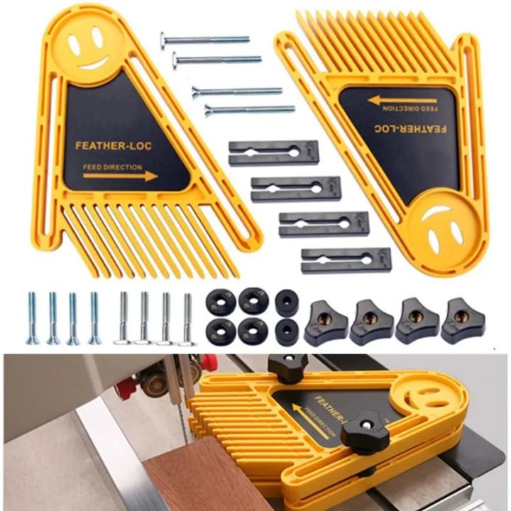 2 Pack Feather Board Double Feather Loc Board Adjustable Woodworking ...