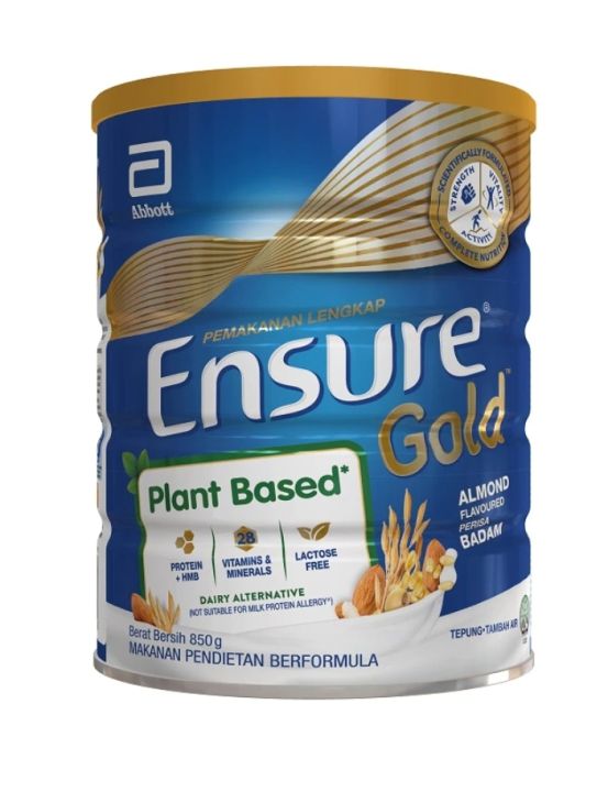 Ensure Gold Plant-Based Almond (850g) | Lazada