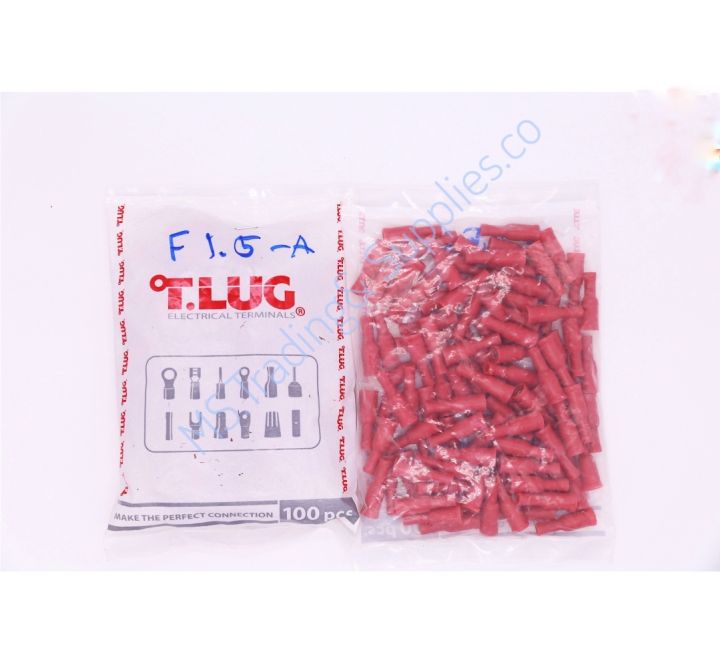 หัวเสียบตัวเมีย รุ่นกลมหุ้ม F 1.5 A แพ็ค 10 ชิ้น รหัสสินค้า F1.5-A ...