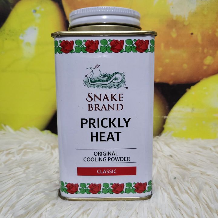Snake Brand Prickly Heat Original Cooling Powder 140grams | Lazada PH