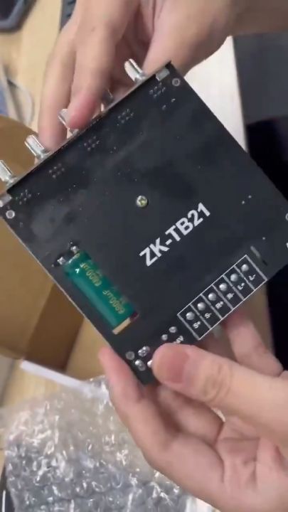 แอมป์จิ๋ว แอมจิ๋วบลูทูธ 12v zk tb21 แท้ แอมป์จิ๋วบูทูธ ขยายเสียง12v 50W ...