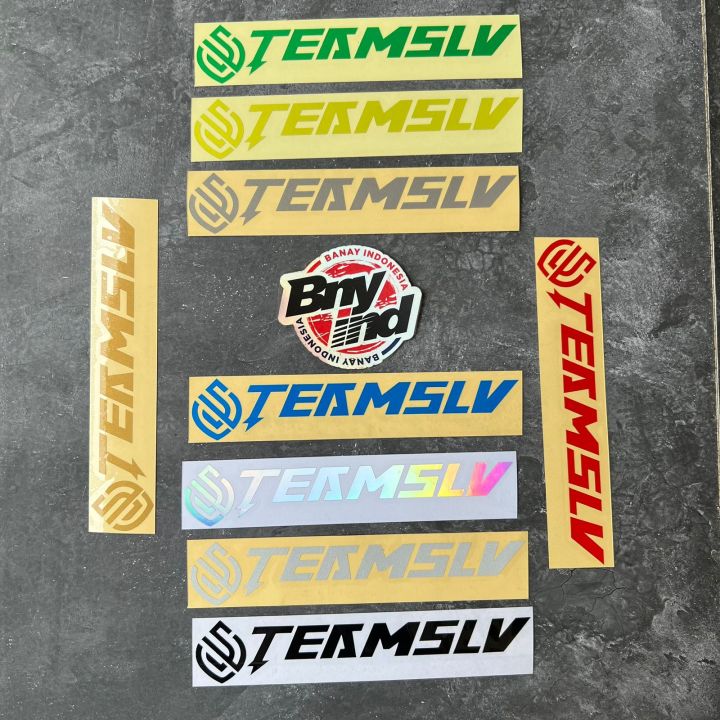 Stiker Sticker TEAMSLV v2 cutting | Lazada Indonesia