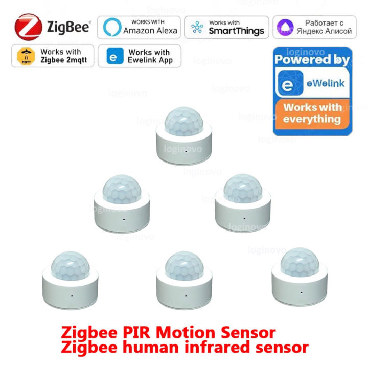 Zigbee Human PIR Motion Sensor Detector Security Smart Life Ewelink Zigbee Movement PIR Detector ...
