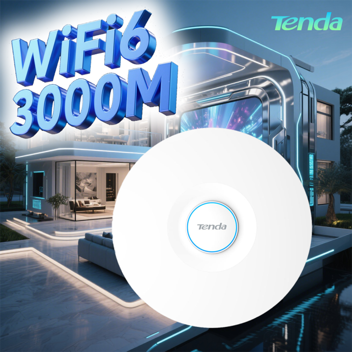 Tenda I29 Ceiling Access Point WiFi6 Dual-Band 5G Gigabit AX3000 ...