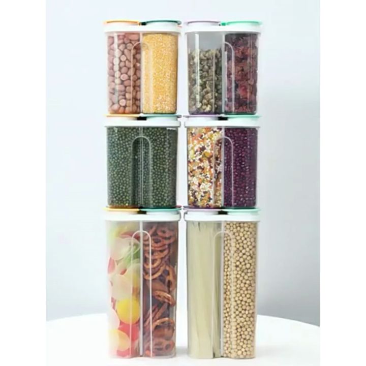☀️Life Core☀️ Bekas Rempah Ratus 4 in 1 Food Canisters 1.5L/2.5L Grain ...
