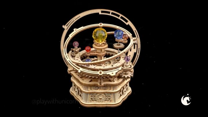 Mô hình Hộp nhạc Starry Night AMK51 Orrery Mechanical Music Box | Lazada.vn