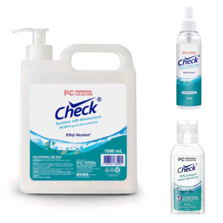 PC Check Ethyl Alcohol and Hand Sanitizer | Lazada PH