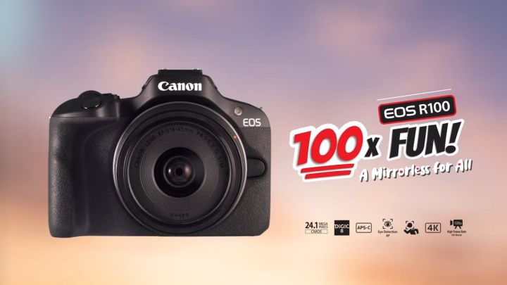 Canon EOS R100 Mirrorless Camera with 18-45mm Lens ,R100 BODY Only ...