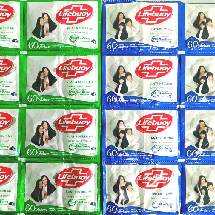 PAKET 10 RENCENG/shampoo lifebuoy renceng isi 12 sachet | Lazada Indonesia