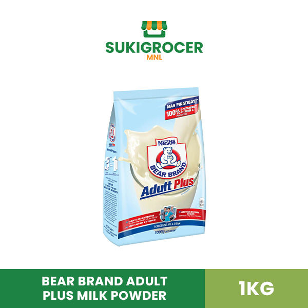 Bear Brand Adult Plus Milk Powder 1KG | Lazada PH