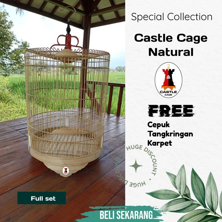 Sangkar Murai No 2 3 Murah Castle Cage Kandang Burung Murai Batu ...