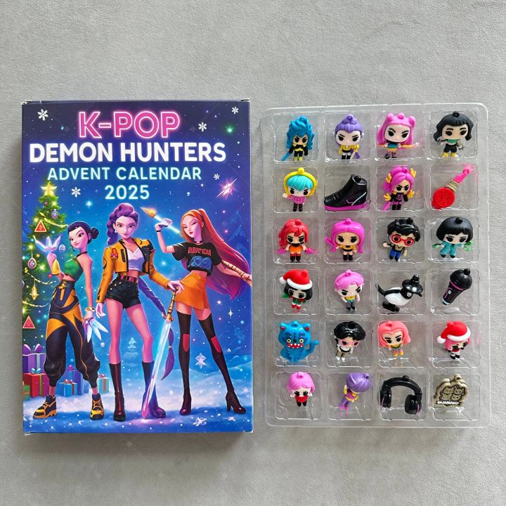 New 2D/3D KPop Demon Hunters Advent Calendar K-Pop Demon Hunters Rumi ...