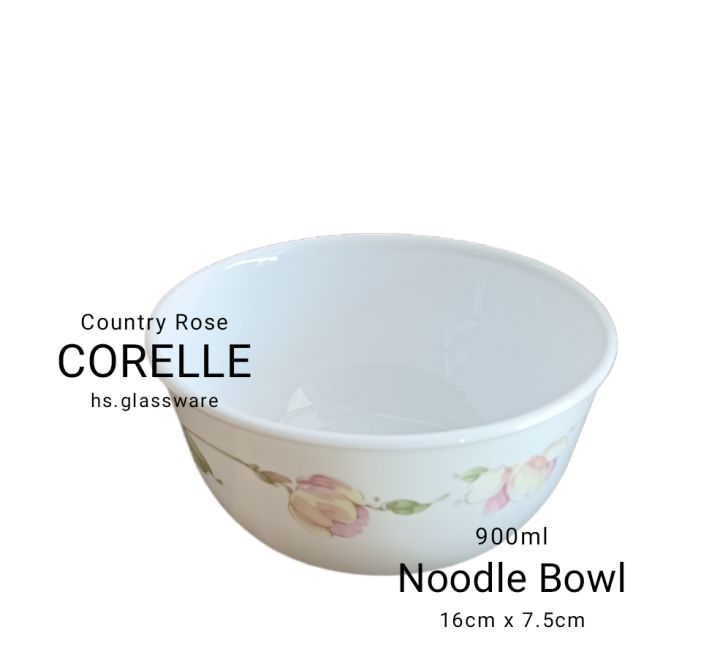 Corelle Country Rose 900ML Noodle Bowl | Lazada