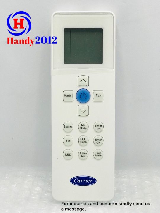 BRANDNEW Remote Control for Carrier split type 031 | Lazada PH